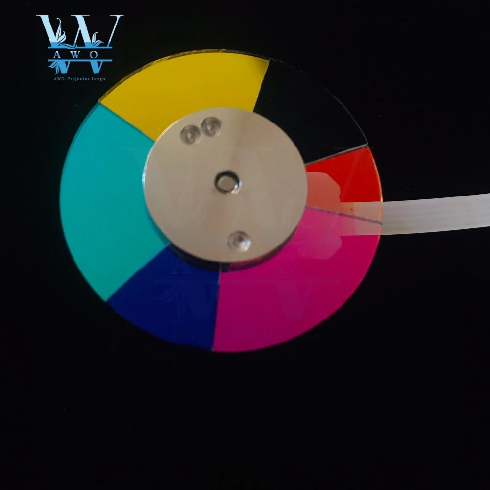 100% New Projector 6 colors Color Wheel For NEC VE280 NP-V230 NP-V260W ...