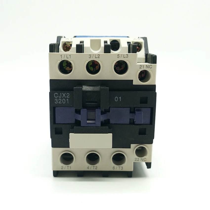 CHINT AC Contactor CJX2-3201 1NC CJX2-3210 1NO 50Hz 32A Contactor Coil Voltage AC220V AC380V ...