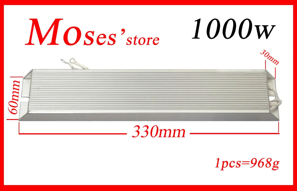 1000W 50 ohm 50R ohm 100% original brand new Aluminum Housed Wire Wound ...