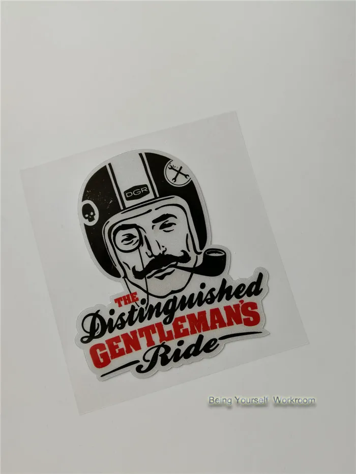 The Distinguished Gentleman's Ride stickers cafe rider motorcyle ...