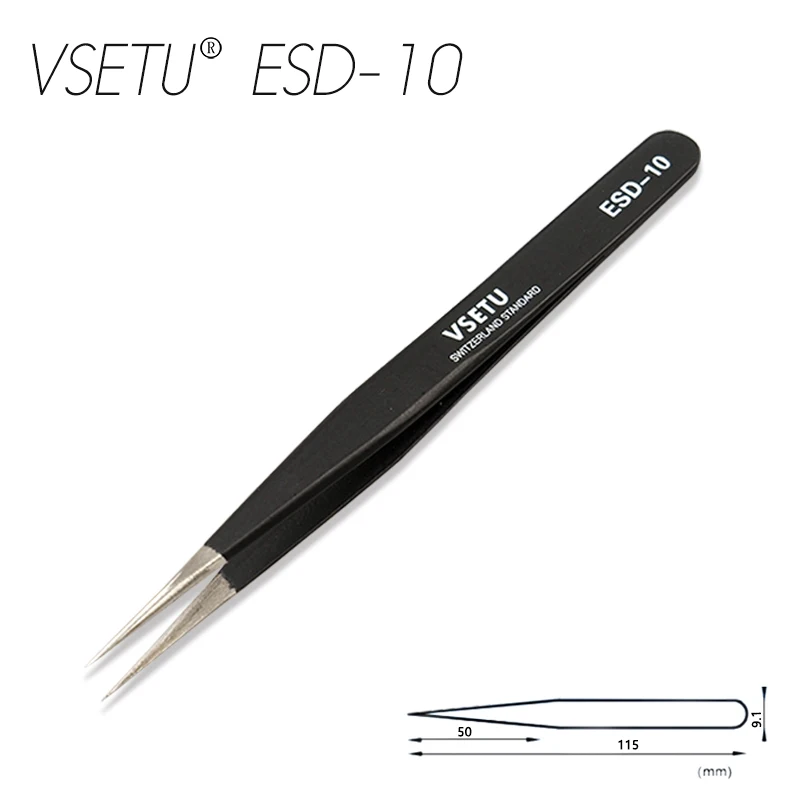 ผลิตภัณฑ์เดิมแท้1ชิ้นVSETU ESD 10 ESD 10 BGAป้องกันไฟฟ้าสถิตเครื่องมือ ...