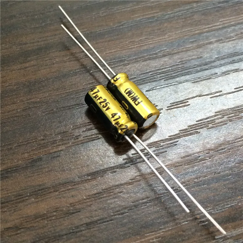 10pcs 47uF 25V NICHICON FW Series 5x11mm 25V47uF Audio Aluminum ...