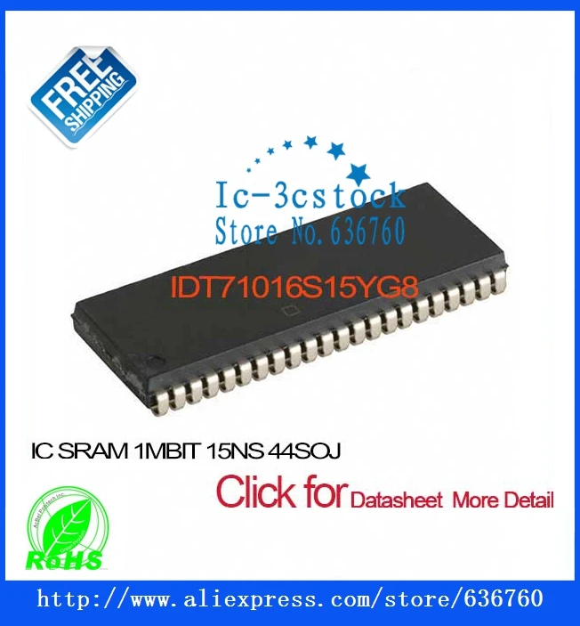 IDT71016S15YG8-IC-SRAM-1-MBIT-15NS-44SOJ-IDT71016S15YG8-71016-IDT71016 ...