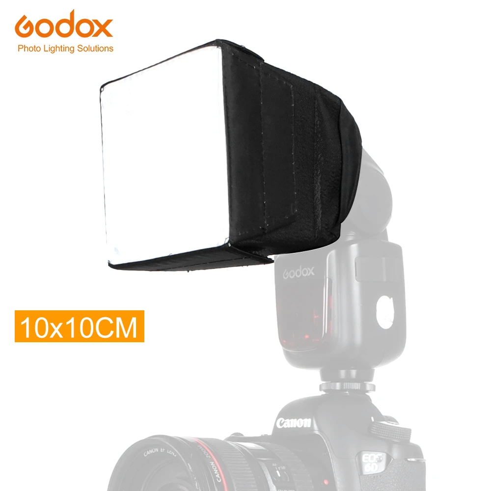 GODOX SB1010 10*10cm Softbox Universal Folding Speedlight Softbox Flash ...