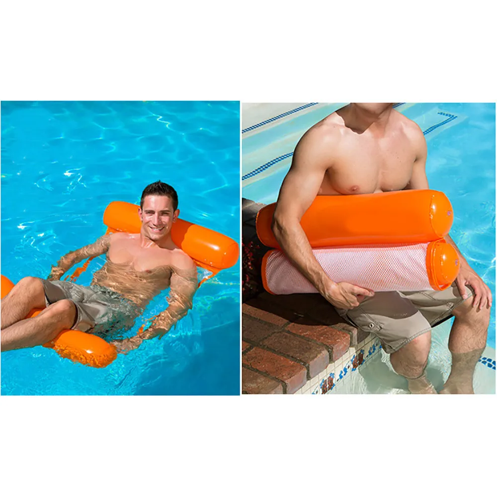 1Pc Floating Seat Summer Swimming Pool Water Chair Foldable Inflatable ... 1Pc Floating Seat Summer Swimming Pool Water Chair Foldable Inflatable ...