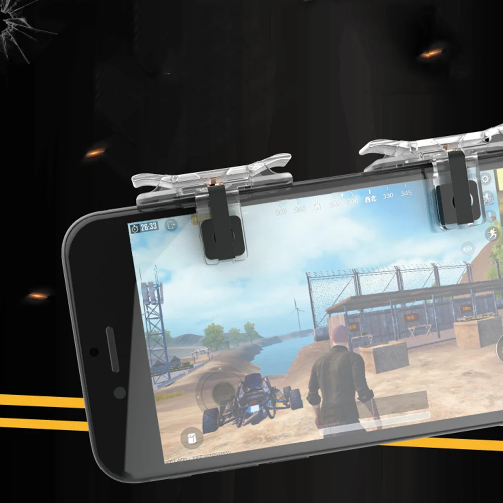 Mobile Game Trigger Aim Button For PUBG Gaming Shooter Controller ...