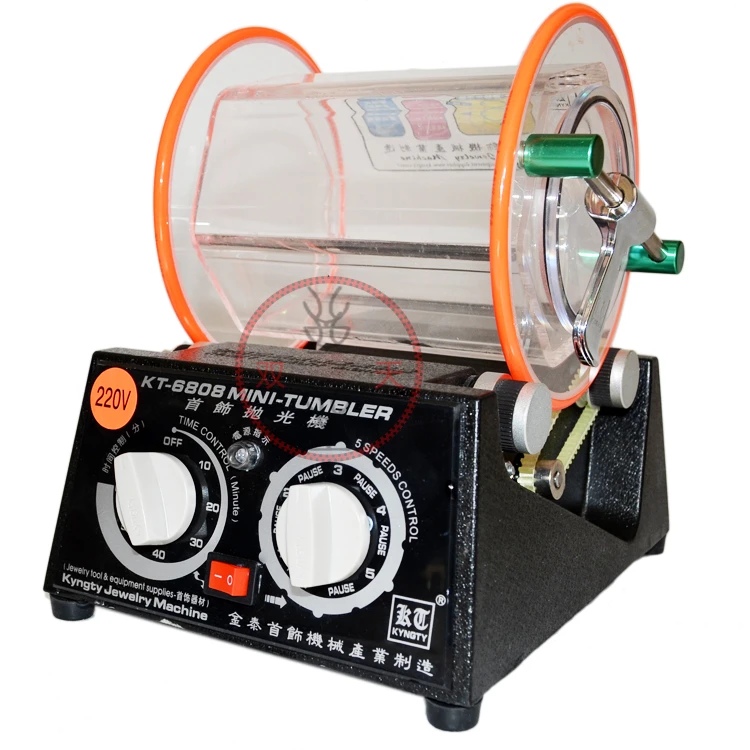 Ce Capacity 3kg Jewelry Drum Polishing Machine Rotary Tumbler Tumbling ...