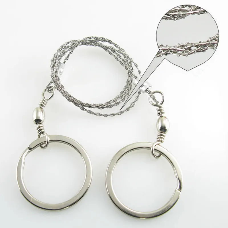 Hand Pocket Chain Wire Saws Stainless Steel Mini Portable Flexible ...