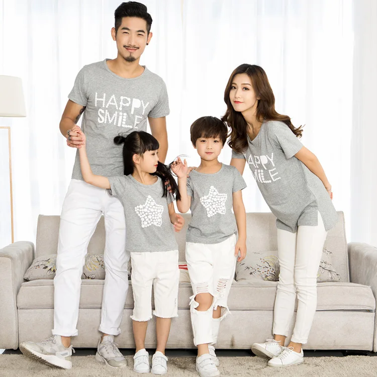 Envío Gratis 2017 ropa de la familia del verano a juego camisetas de la ...