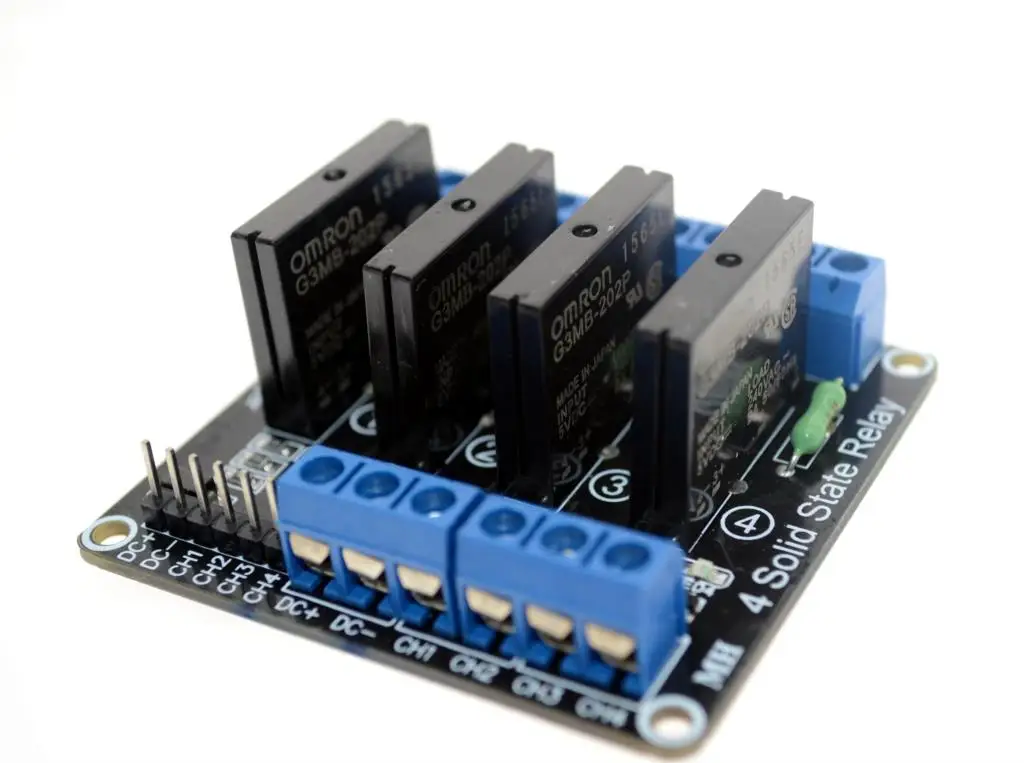 5V 4 CH OMRON SSR Solid Relay Module- 2A output.