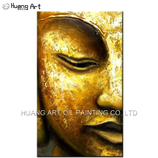 Buddha Half Face Painting