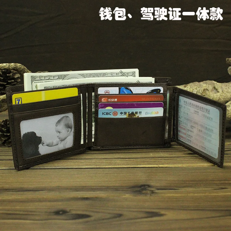 High Quality Russian wallet & Driver License genuine Leather for Car ...