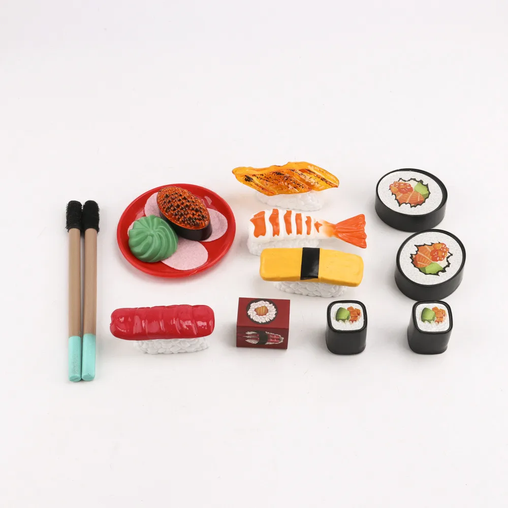 Kid Kitchen Toy Set kit Simulation Sushi Model Mini Diy Food Pretend ...