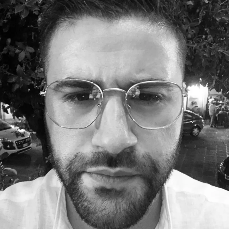 Hexagon Silver Clear Glasses Frame Men 2019 Retro Myopia Optical Fake