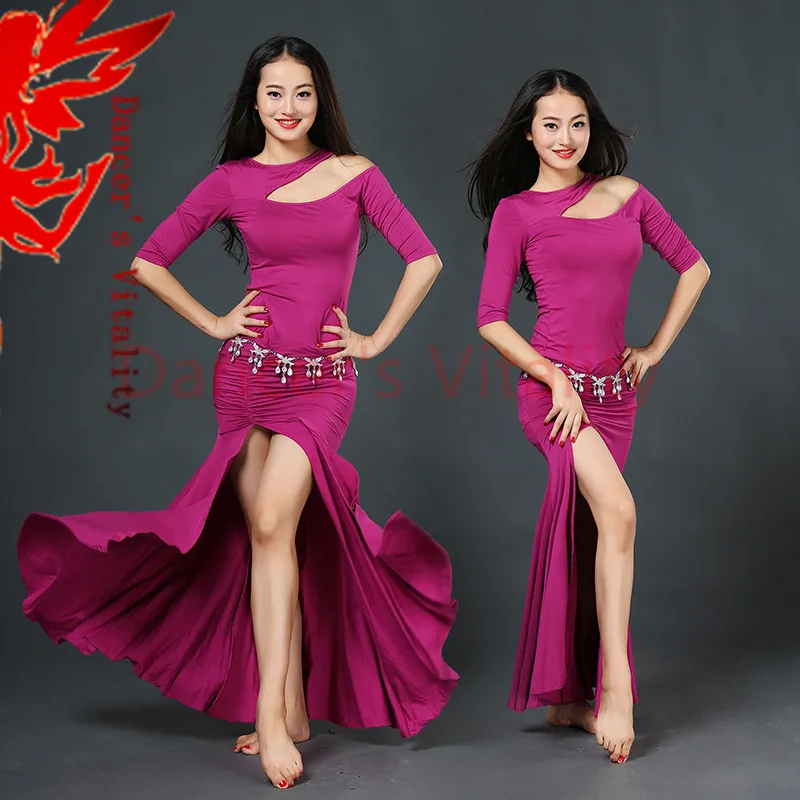 Sexy cut out Belly dance clothing dress women belly dance modal ...