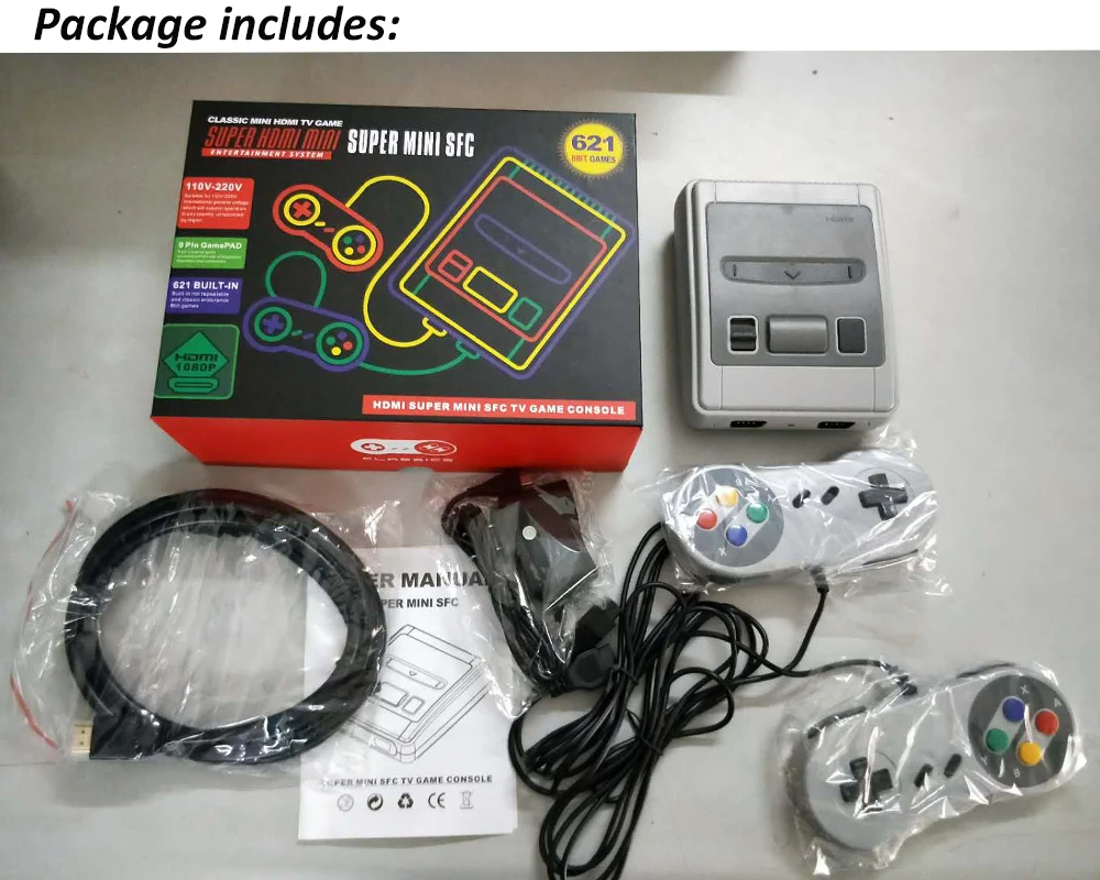 Mini TV Handheld Game Console Video Console For Nes Games With HDMI Out ...