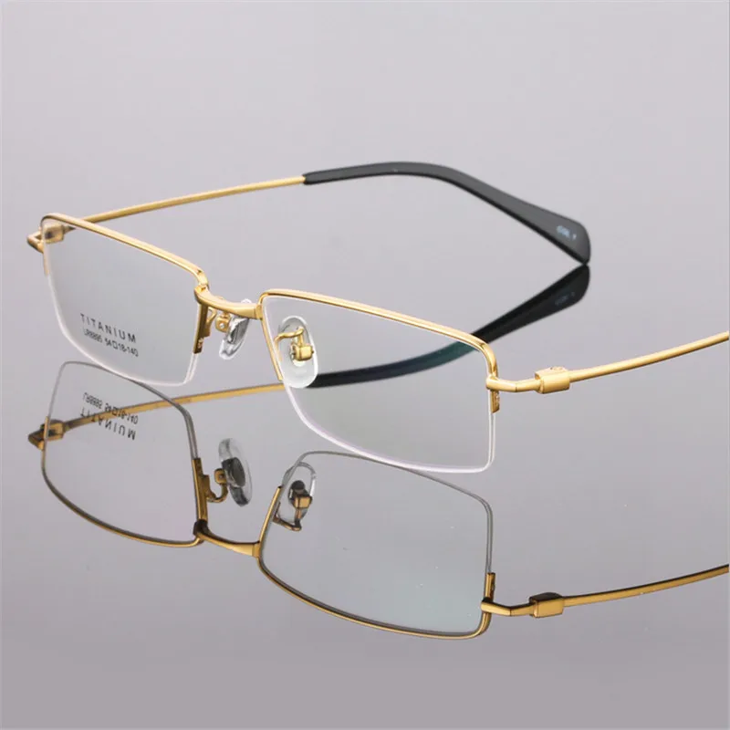 Men's fashion eyeglass ultralight titanium frames eye glasses frames ...