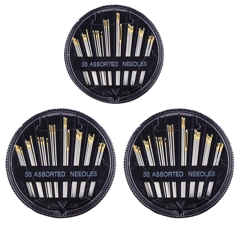 Hot-sell-30PC-set-1set-3set-Assorted-Hand-Sewing-Needles-Embroidery-for ...
