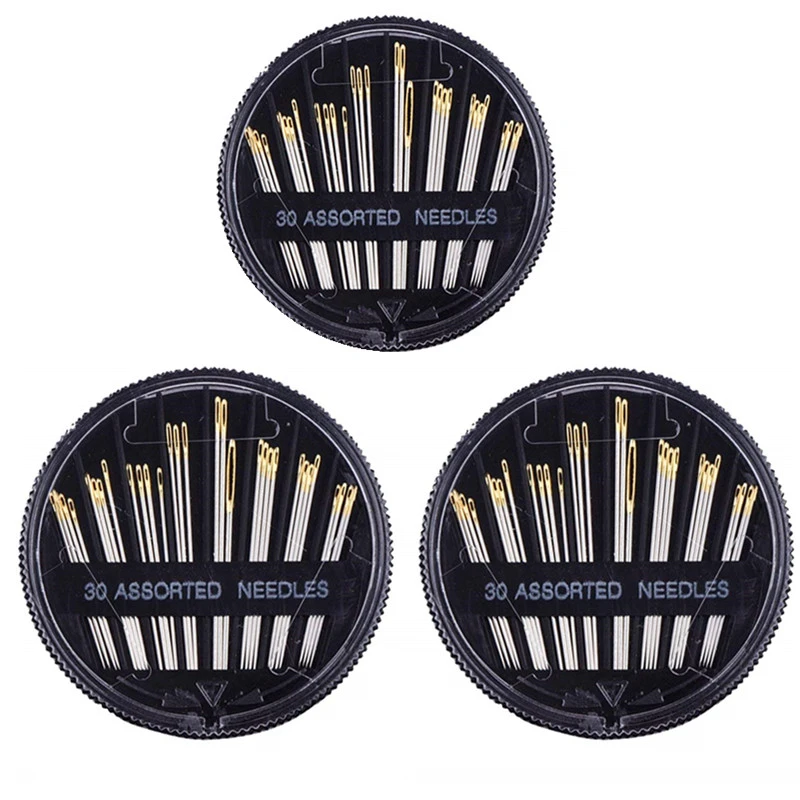 Hot sell 30PC/set , 3set Assorted Hand Sewing Needles Embroidery for ...