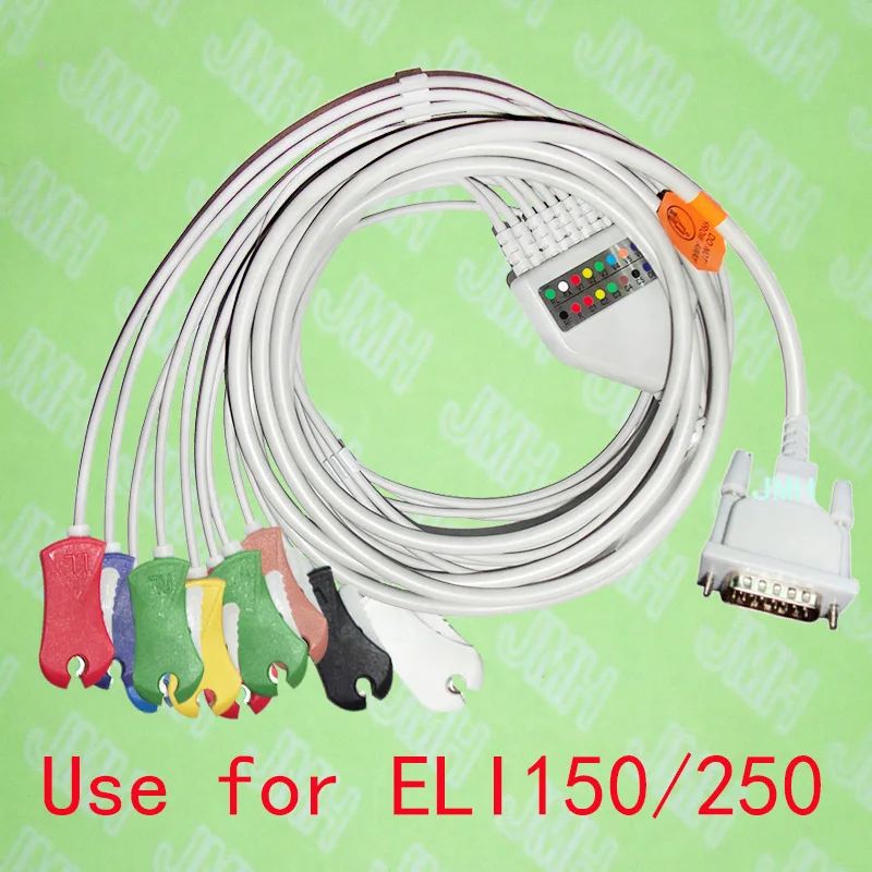 Compatible con Mortara ELI 150/250 EKG de 15 Pines, monitor de ...