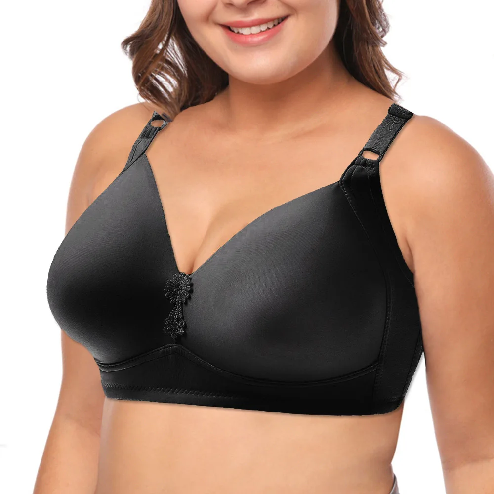 Plus Size Womens Push Up Bra Wireless Bralette Lingerie Sexy Underwear Ladies Secret Bh Top 36 ...