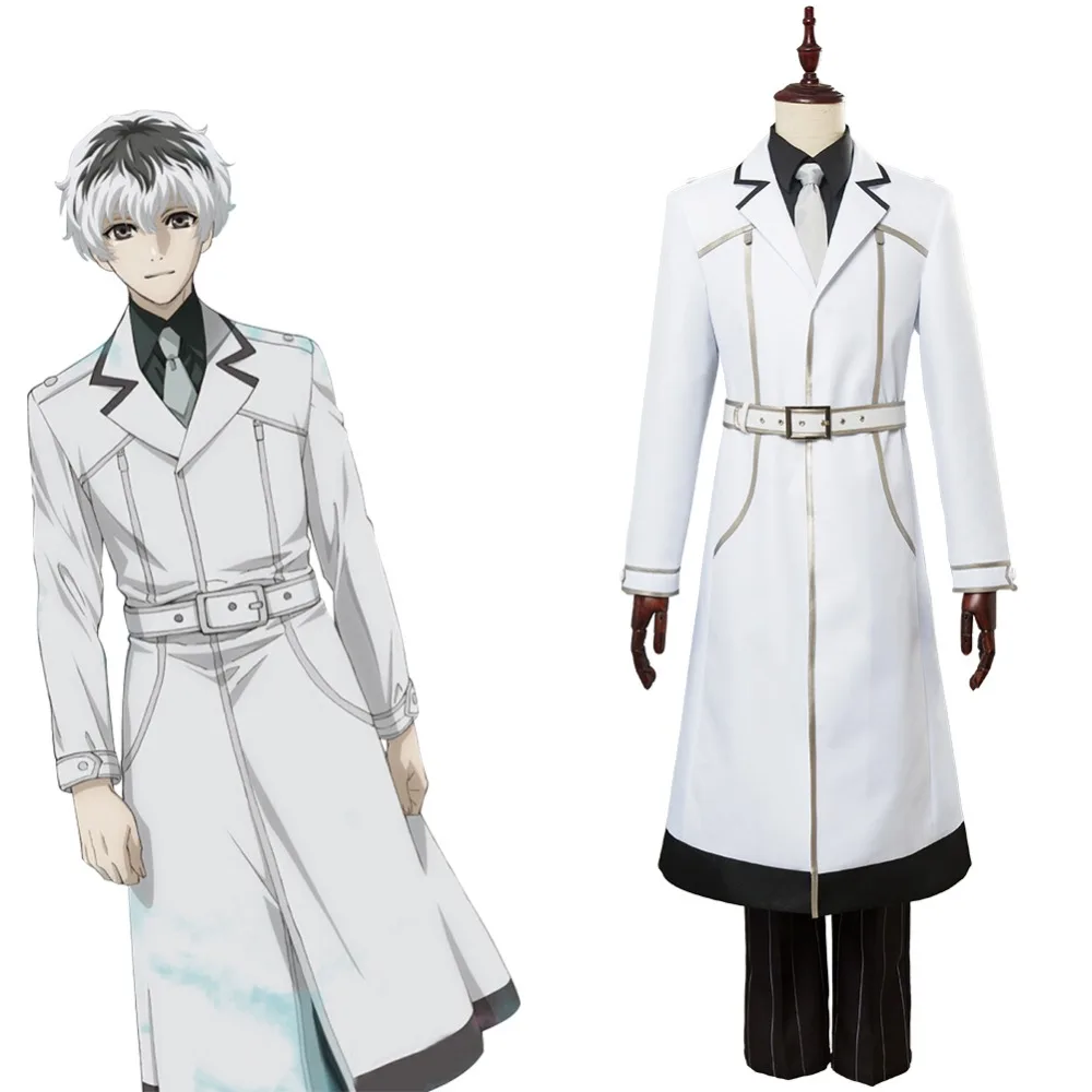 Anime Tokyo Ghoul Cosplay Re Kaneki Ken Uniform Adult Men Women Full ...