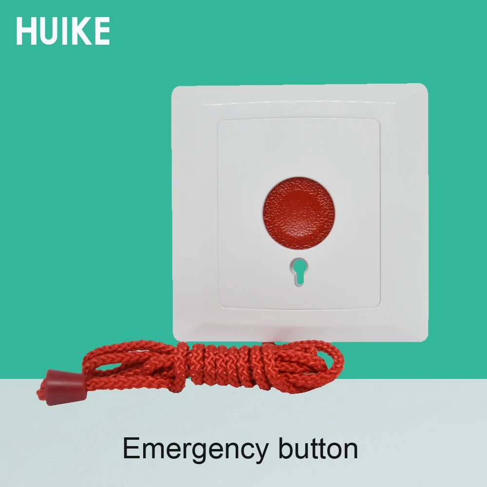 10 Pcs Emergency Call Button Normally Open Signal 86mm Size Rope Style ...