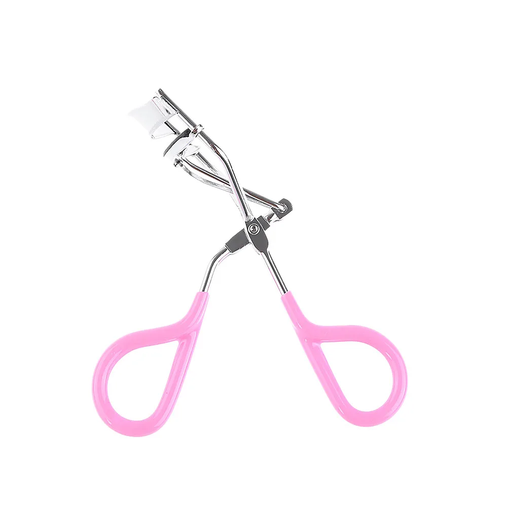 1 Pc Pink Fashion Professional Handle Eyelash Curling Eyelashes Eye