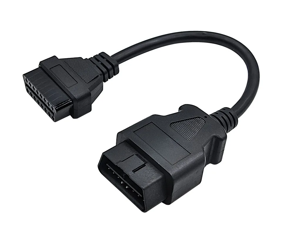OBD II 16Pin Male To 16Pin Female Cable OBD 2 Extension OBD2 16 pin ...