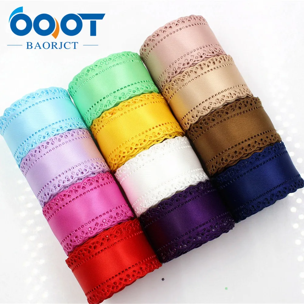 OOOT BAORICT 1770314, цветок полые атласная лента, 30 мм, 10Y лента для ...