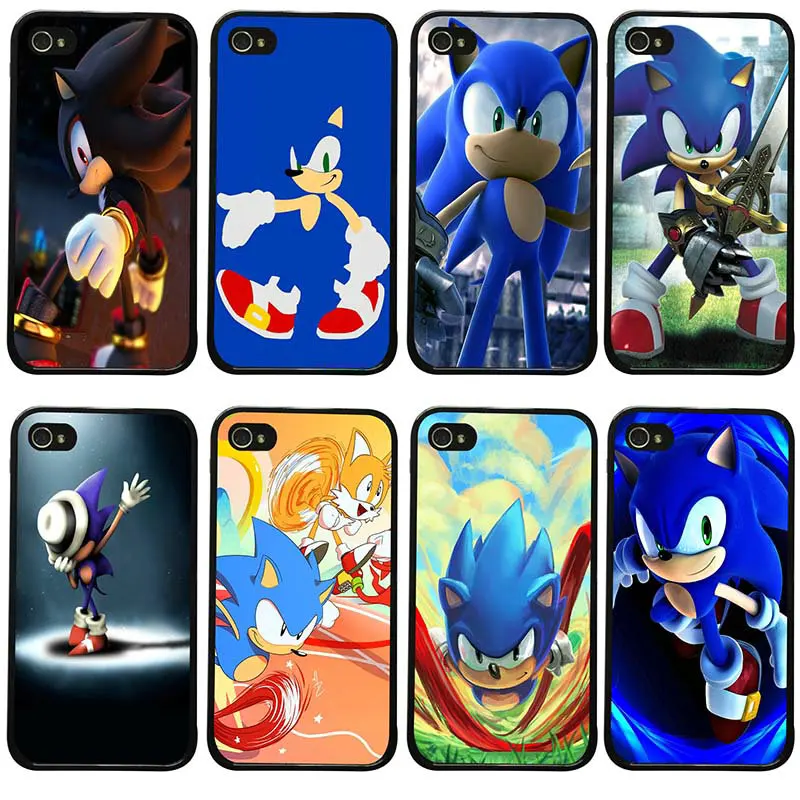 Sonic the Hedgehog Series Cell Phone Case Hard Plastic Cover for iphone ...