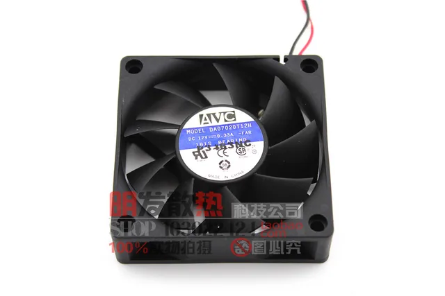 Original DA07020T12H 12V 0.33A 7CM 7020 chassis CPU cooling fan ...