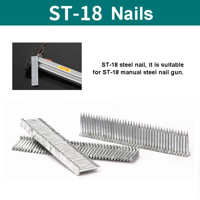 Manual Steel Nail Gun FUJIWARA Semi Automatic Cement Nail Gun Wire Slot ...