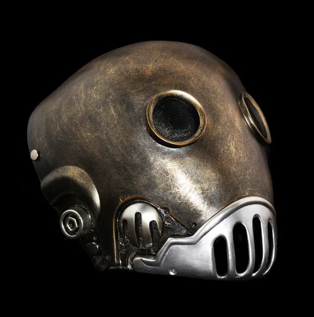 Resin Hellboy Mask The Clockwork Man Masks for Halloween Carnival ...