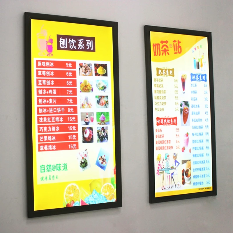 Aliexpress.com : Buy 3Units Thickness Black Aluminum Frame LED Lighted ...