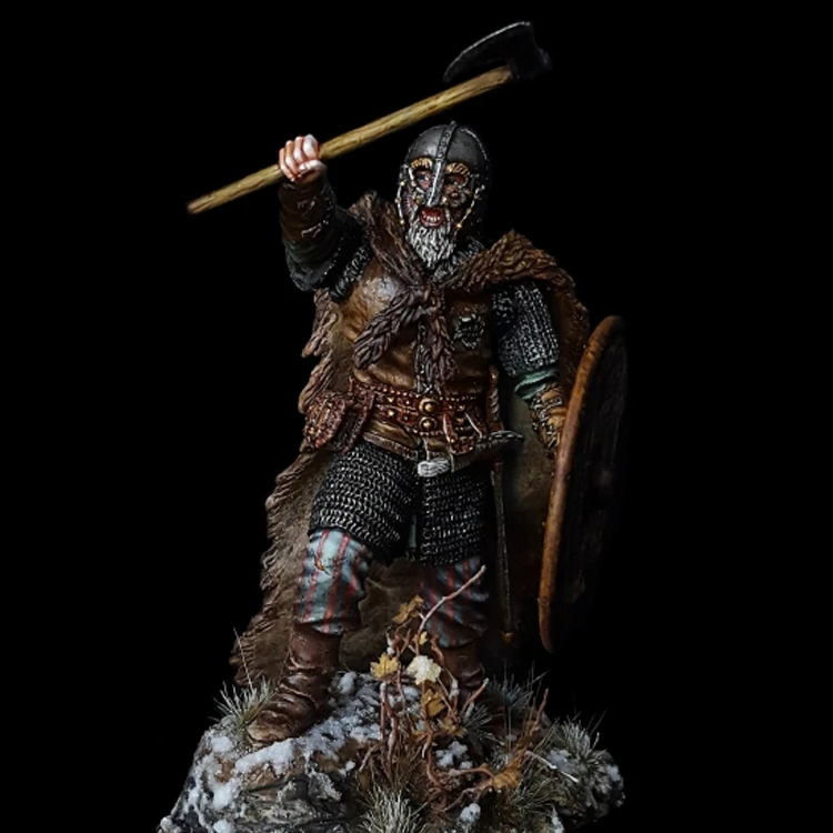 1/24 Viking, Resin Model Figure Gk, Ancient War Characters, Unassembled ...