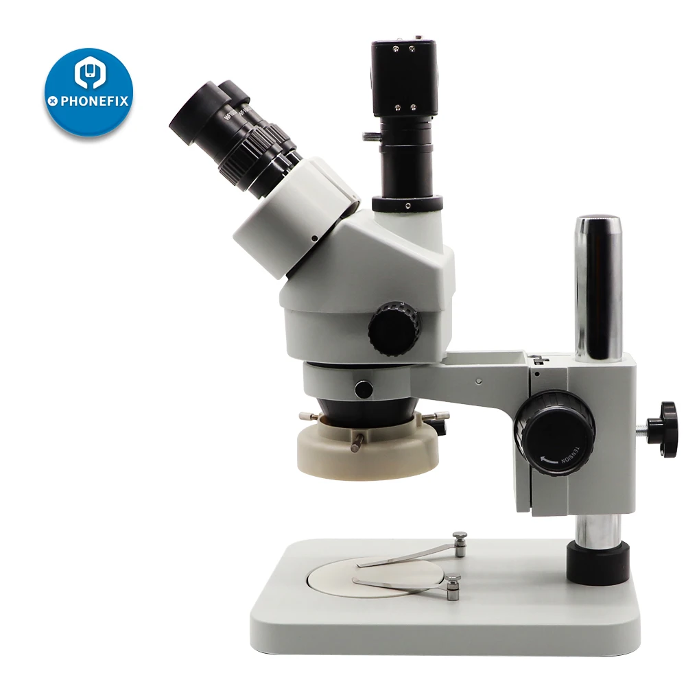 1080P 7 45X Trinocular Stereo Microscope with HDMI CMOS camera LED ...
