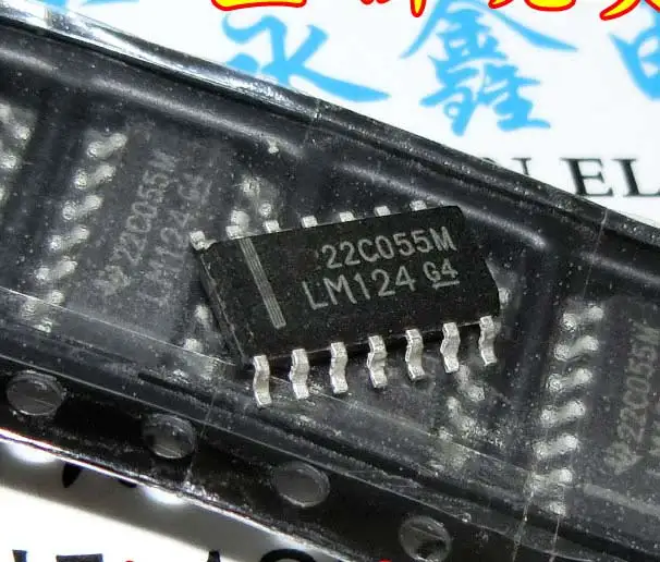 10 unids/lote cuatro amplificador operacional LM124 LM124D LM124DT LM124DR SOP14 nuevo original ...