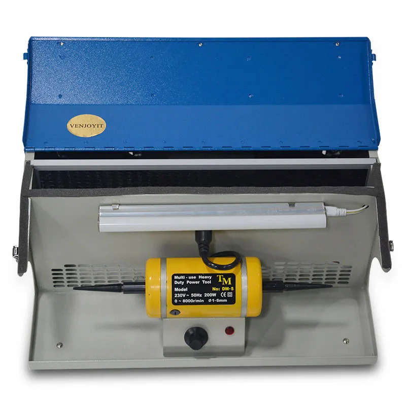 DM 5 Polishing Buffing Mesin dengan DUST Collector Bangku Perhiasan ...