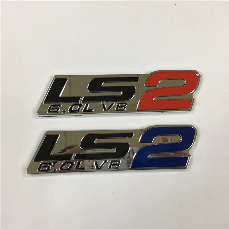 Forten Kingdom 100% New 1 Piece Car Letter Ls2 6.0l V8 Chrome Emblem ...