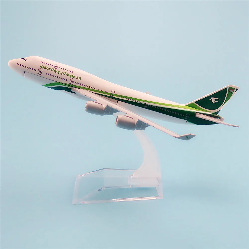16cm Metal Plane Model Air Iraqi Airways Aircraft B747 Boeing 747 400 ...