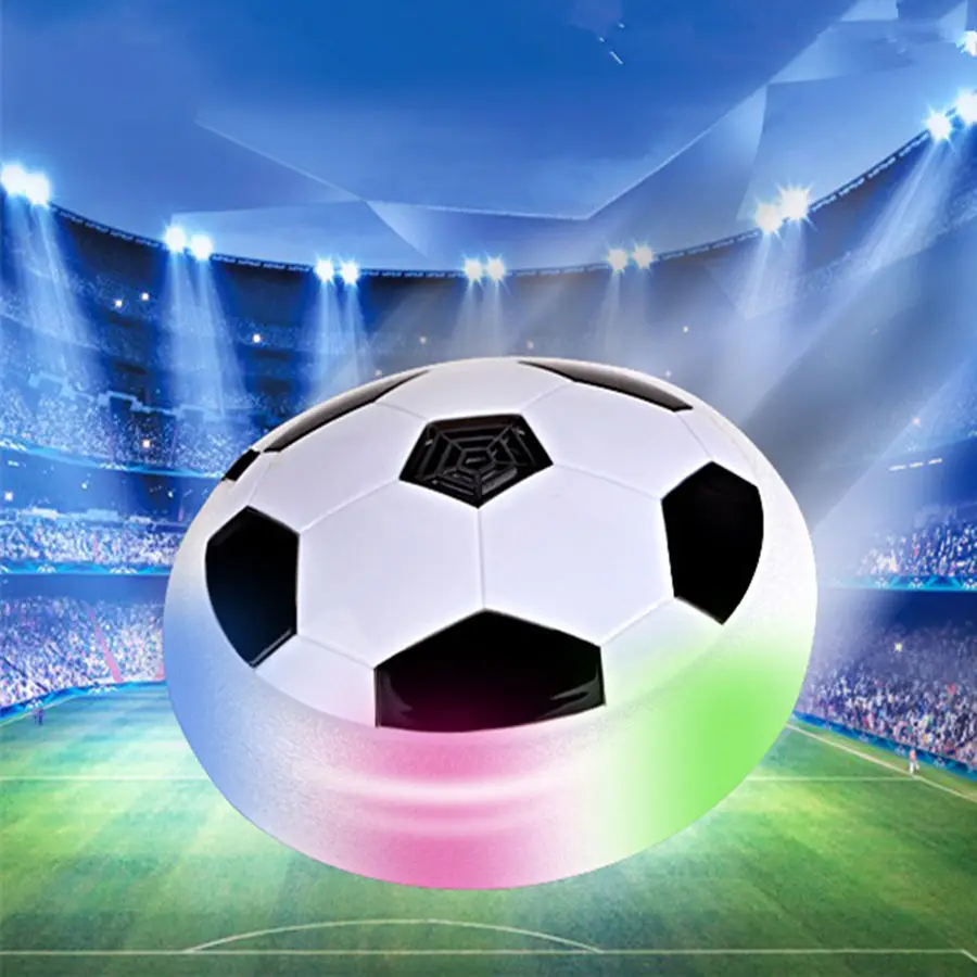 Funny LED Light Flashing Air Power Soccer Ball Hot Hover Ball Disc ...