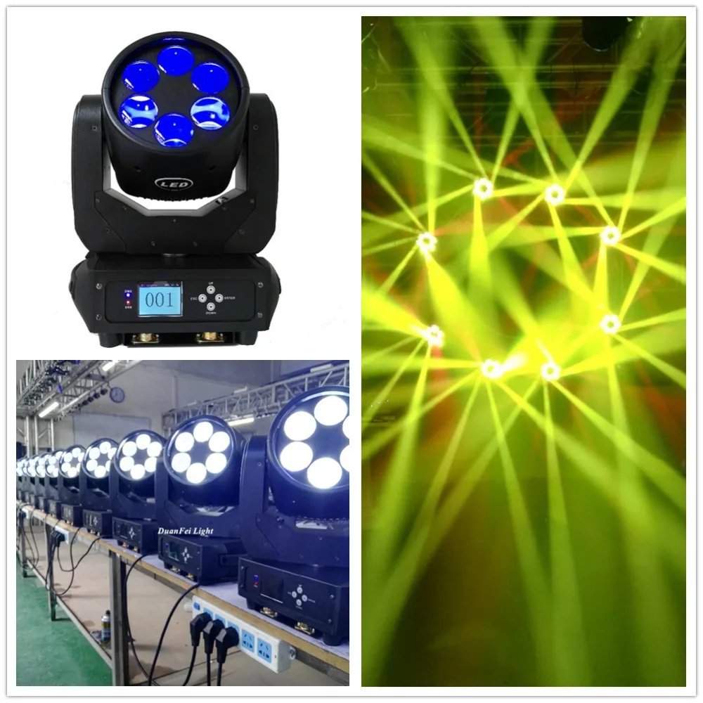 Super beam mini foco de luz led con cabezal móvil, 2018 luces led, 6x25 ...