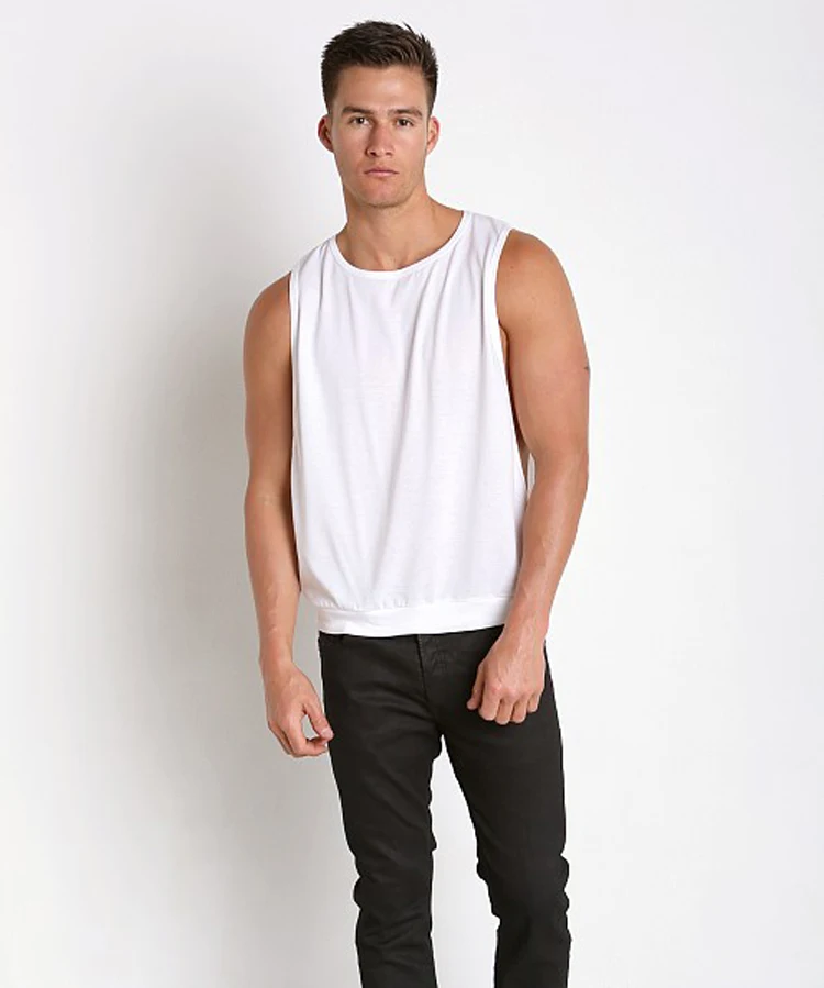 Débardeur slim en pur coton pour homme, tenue sexy pour le sport et les ...