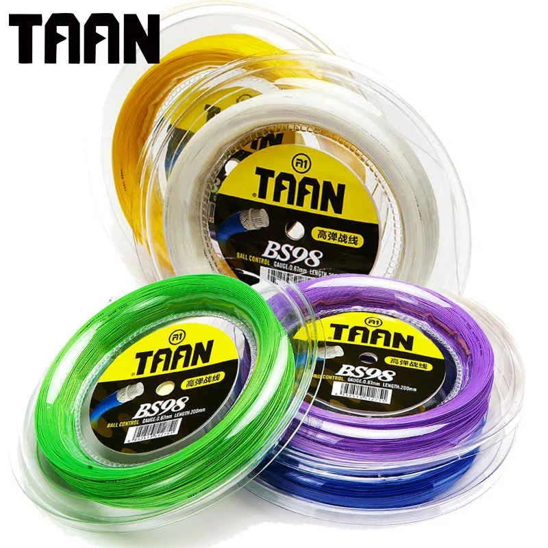 TAAN 200m Badminton Racket String Racquet Big Reel 0.67mm Nanofiber ...