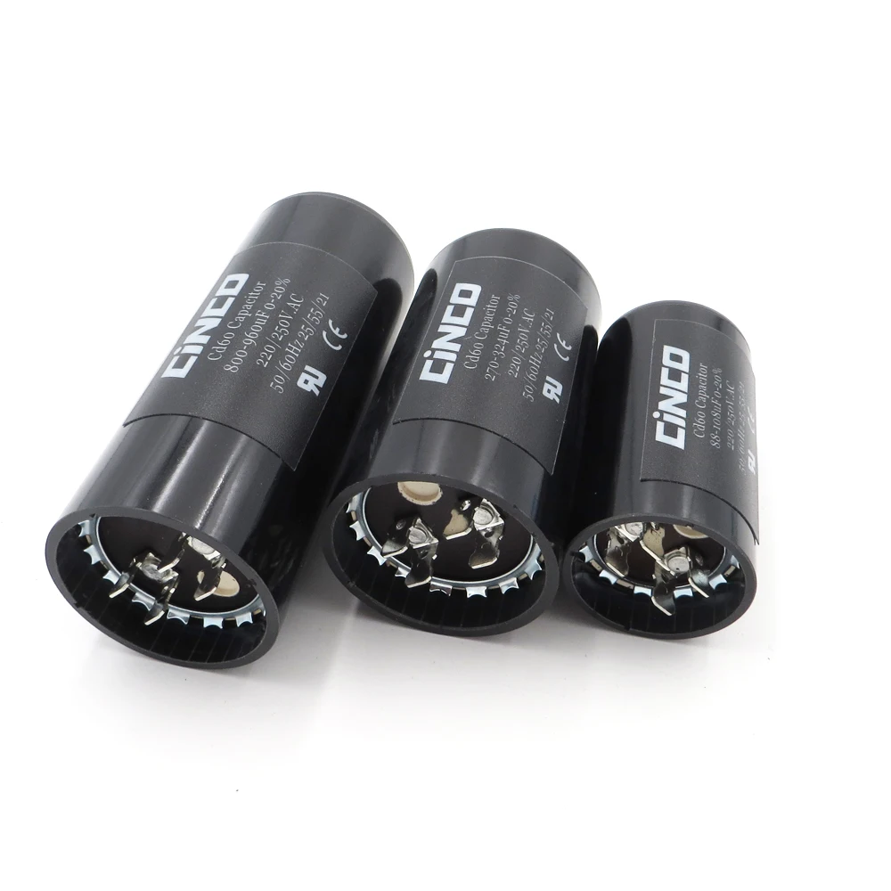 100 1000mfd Universal Type Starting Capacitors Cd60 110v 125v 150v Electrolytic Motor Start