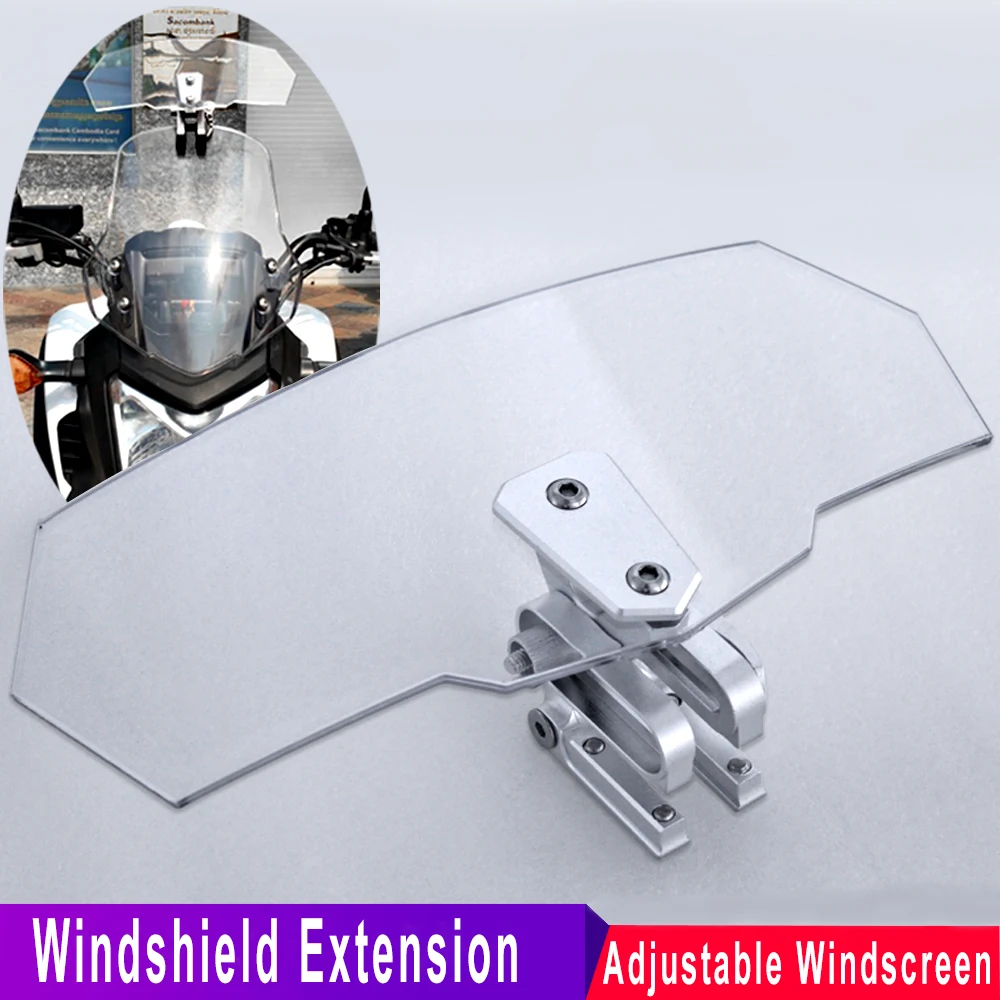 Wind Deflector Viento Moto Universal Windshield Motorcycle Windscreen ...