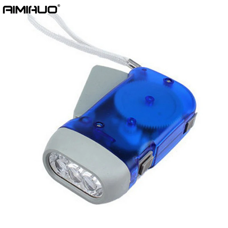 Aimihuo Hand Press Led Flashlight Lantern Dynamo Mini Flashlight Led Emergency Home Dynamo Torch