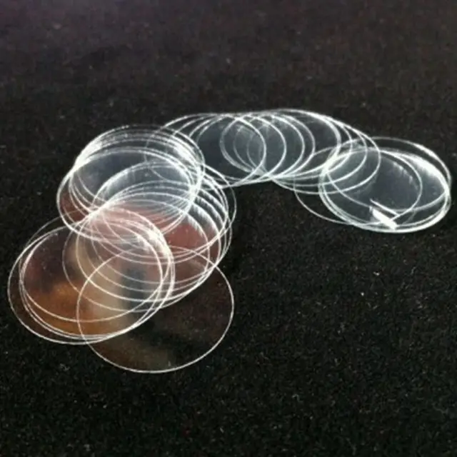 3 4 5 6 8 Mini Round Microscope Glass Slide Cover Slips Blank Slides Coverslip Thickness 013 0