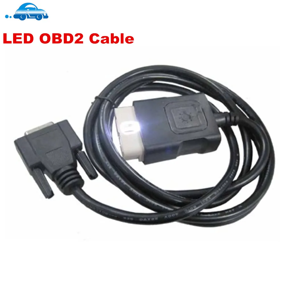 OBD OBD II Cable Best Quality LED OBD2 Cable Suitable for Black vd tcs ...